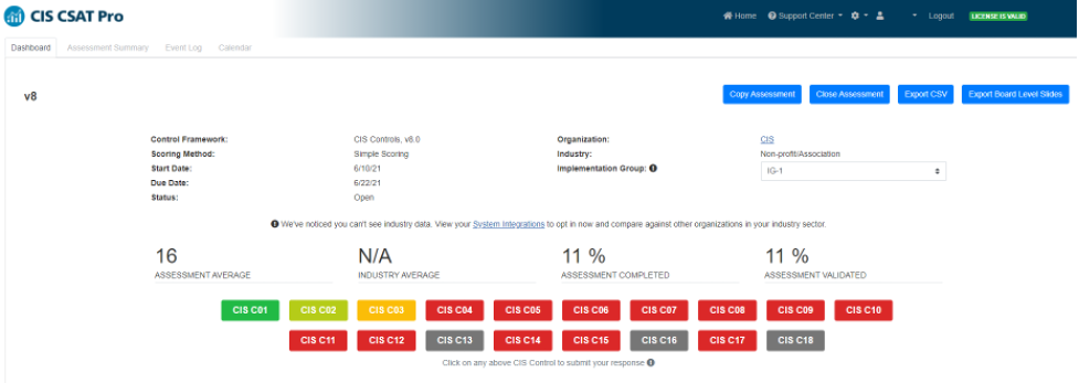 CIS CSAT Pro v1.7: CIS Controls v8 Assessment and More