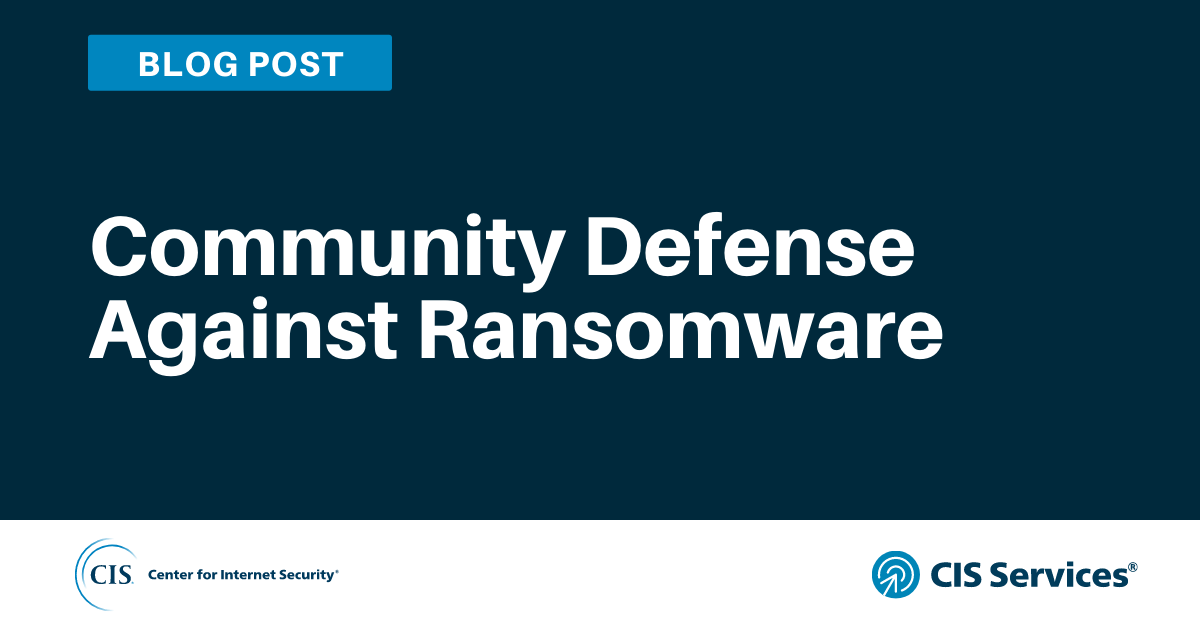 Community Defense Against Ransomware