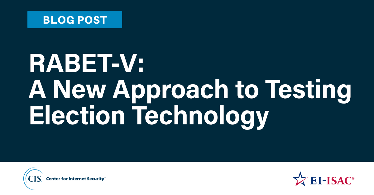 RABET-V: A New Approach to Testing Election Technology