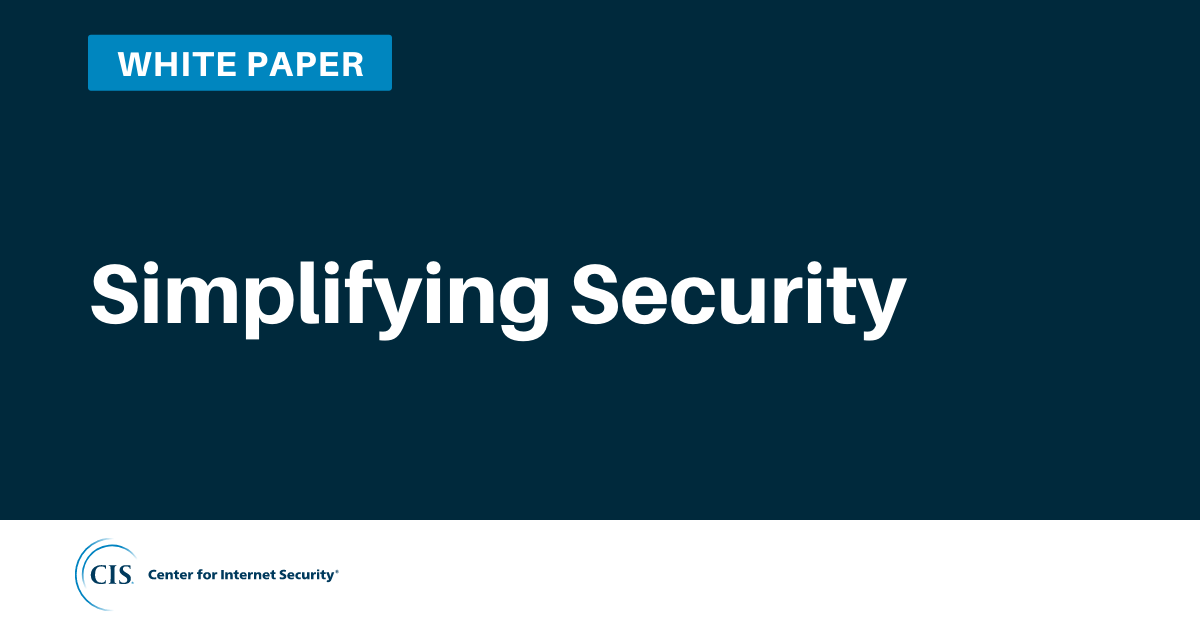 Simplifying Security