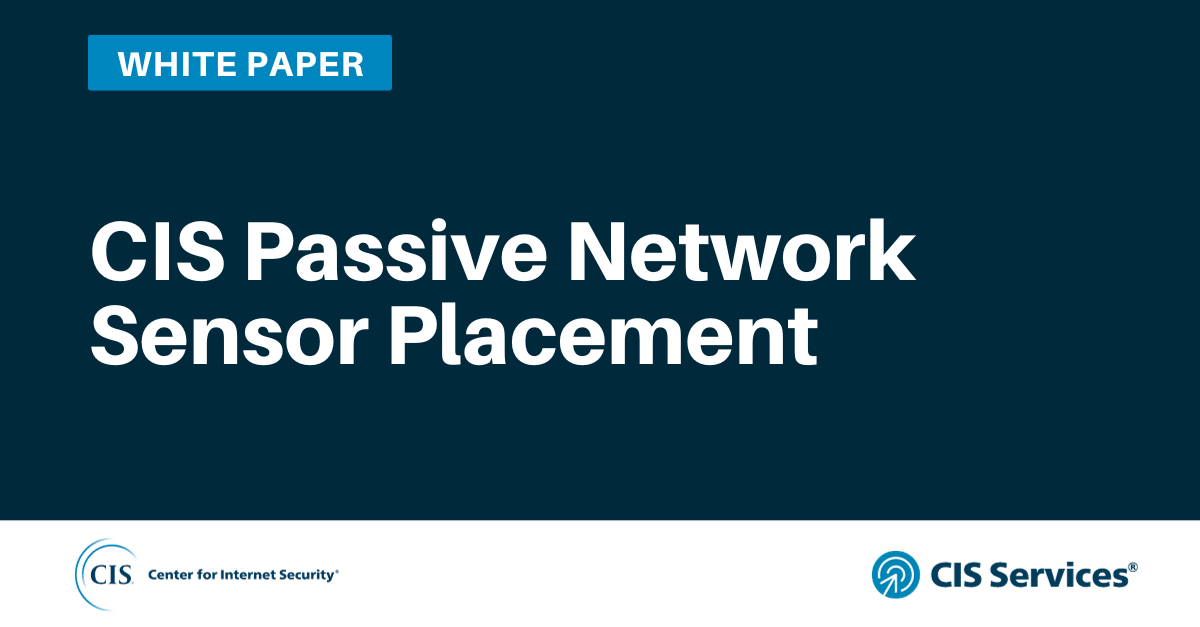 Cis Passive Network Sensor Placement