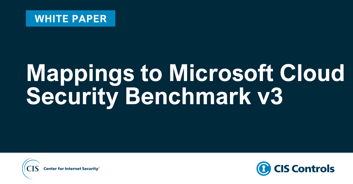 Microsoft Cloud Security Benchmark