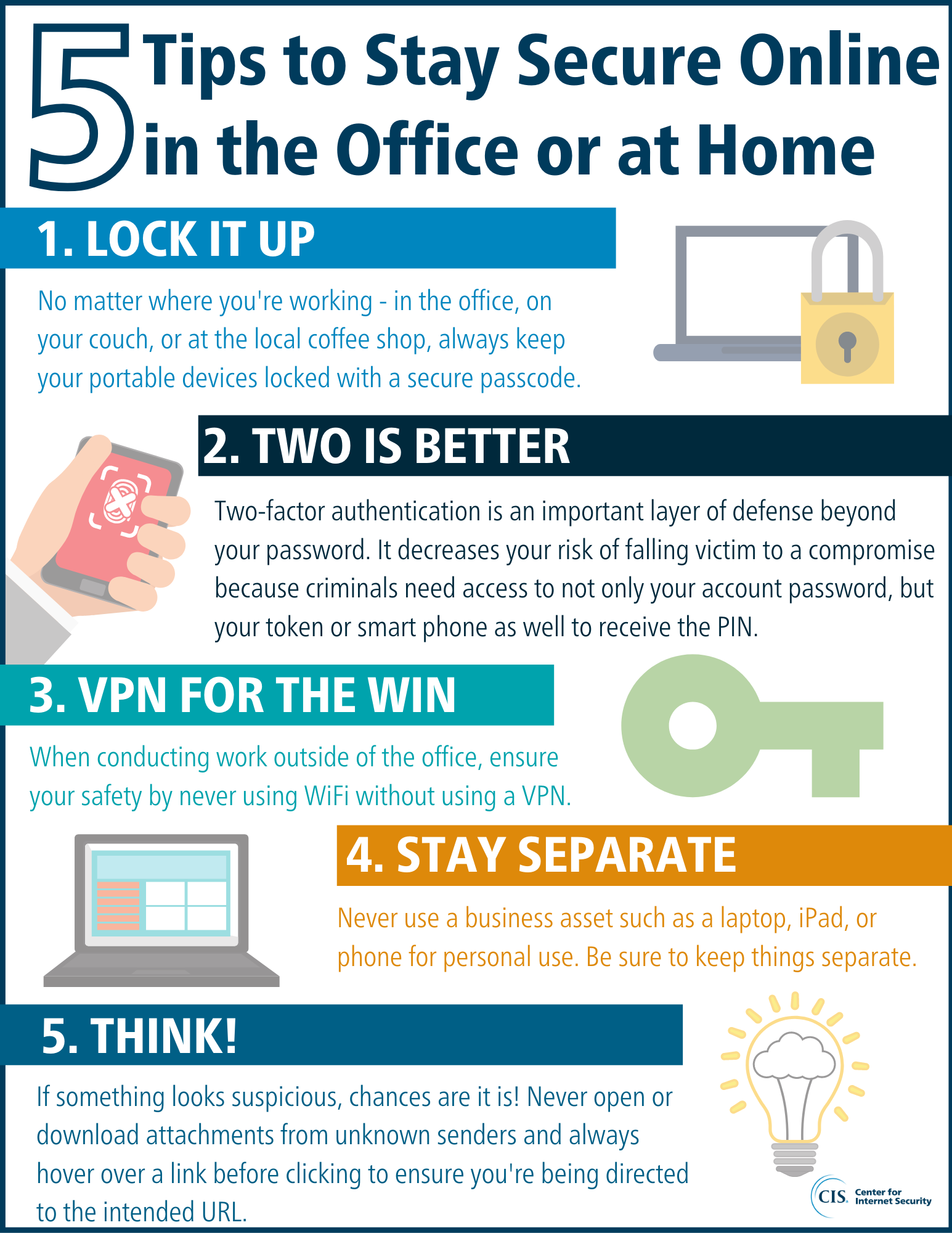 5 Tips To Stay Secure Online In The Office Or At Home