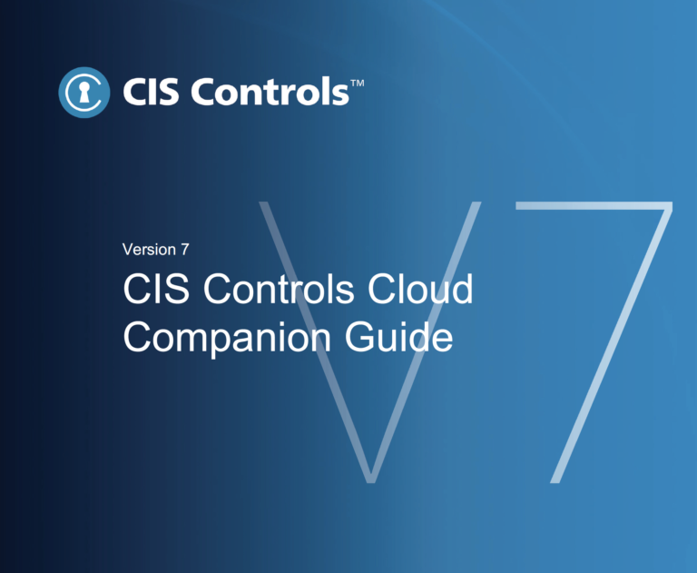 CIS Critical Security Controls v7.1 Cloud Companion Guide