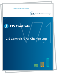 CIS Critical Security Controls V7.1 Change Log