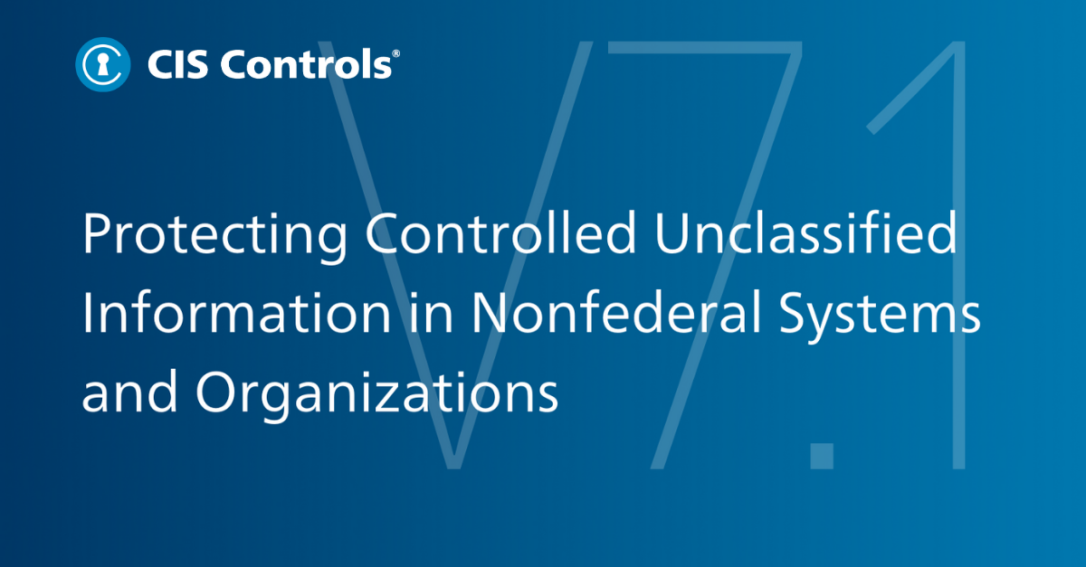 Protecting Controlled Unclassified Information in Nonfederal Systems ...