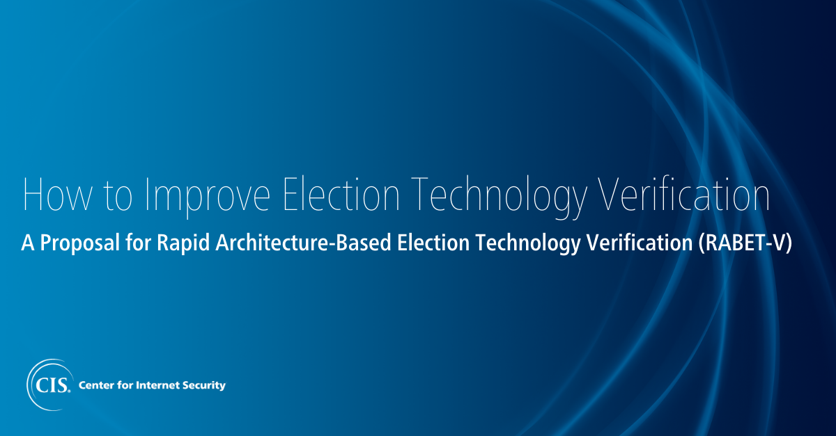 New Pilot Project RABET-V Tests Security of Election Technology