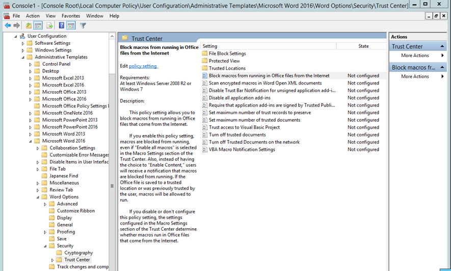 Intel Insight: How to Disable Macros