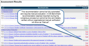 New Assessment Evidence in CIS-CAT Pro Assessor v4.0.21