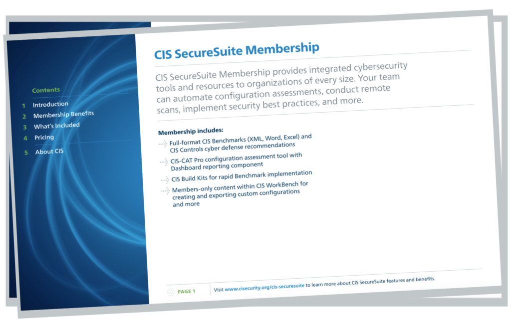 CIS SecureSuite Membership Digital Overview